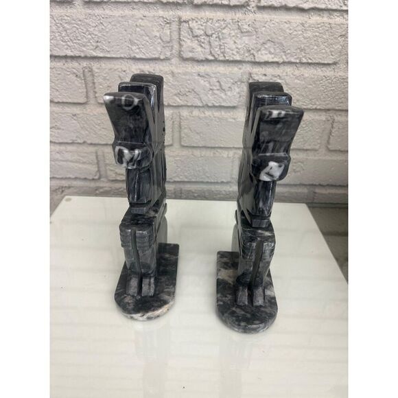 Accents | Mexico Aztec Handcraftedmarble Bookends Statues | Poshmark
